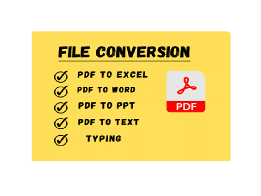 Data entry pdf and images into word or excel sheet | Upwork