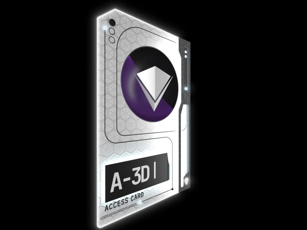 An animated NFT pass\ticket card | Upwork