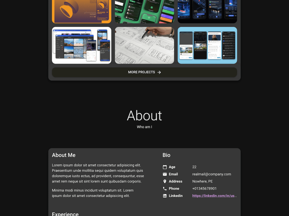 An Edgetatic Portfolio Template - Material You | NextJS, Markdown ...