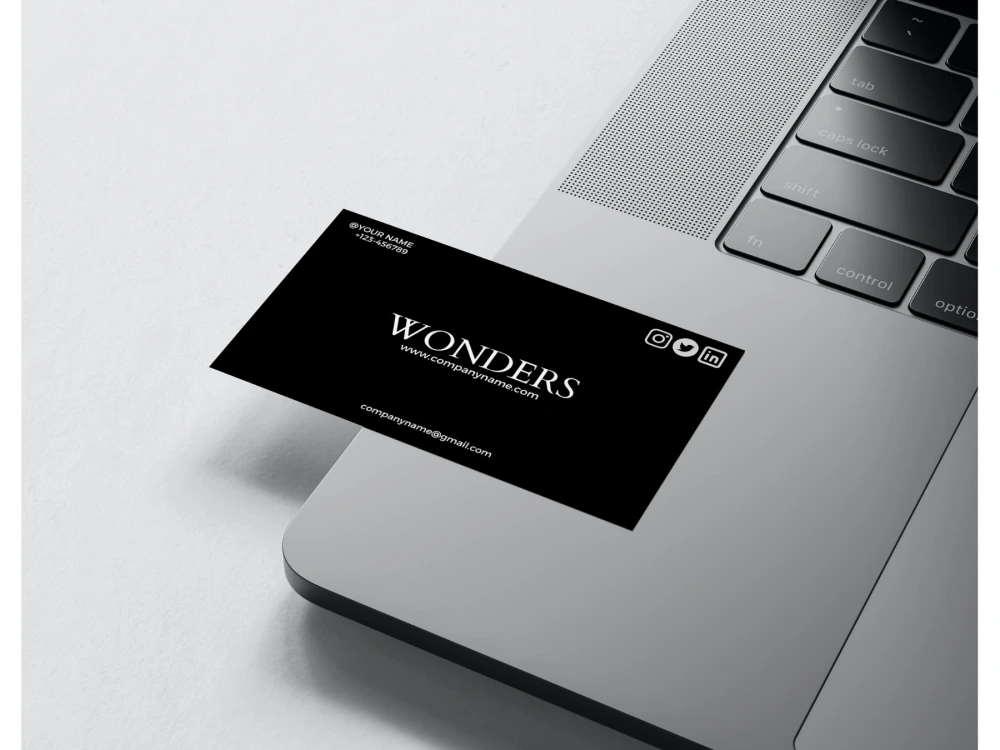 A modern and sleek business card design | Upwork