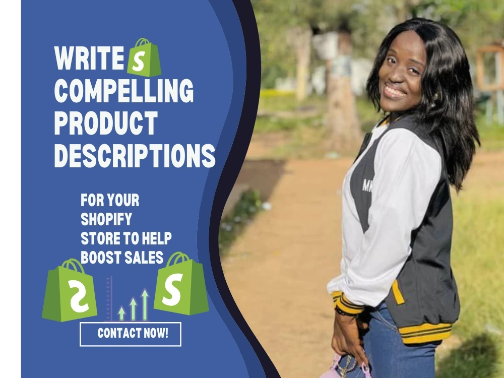 Write compelling product descriptions for Shopify store to help boost ...