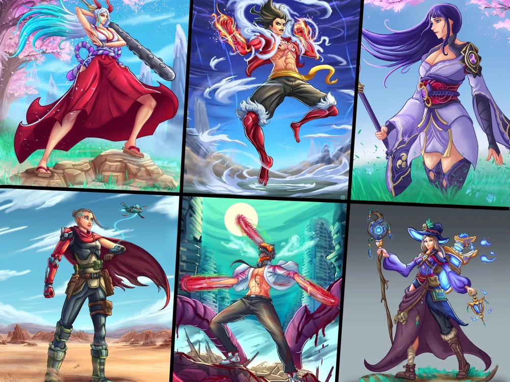 A full color character illustration | Upwork