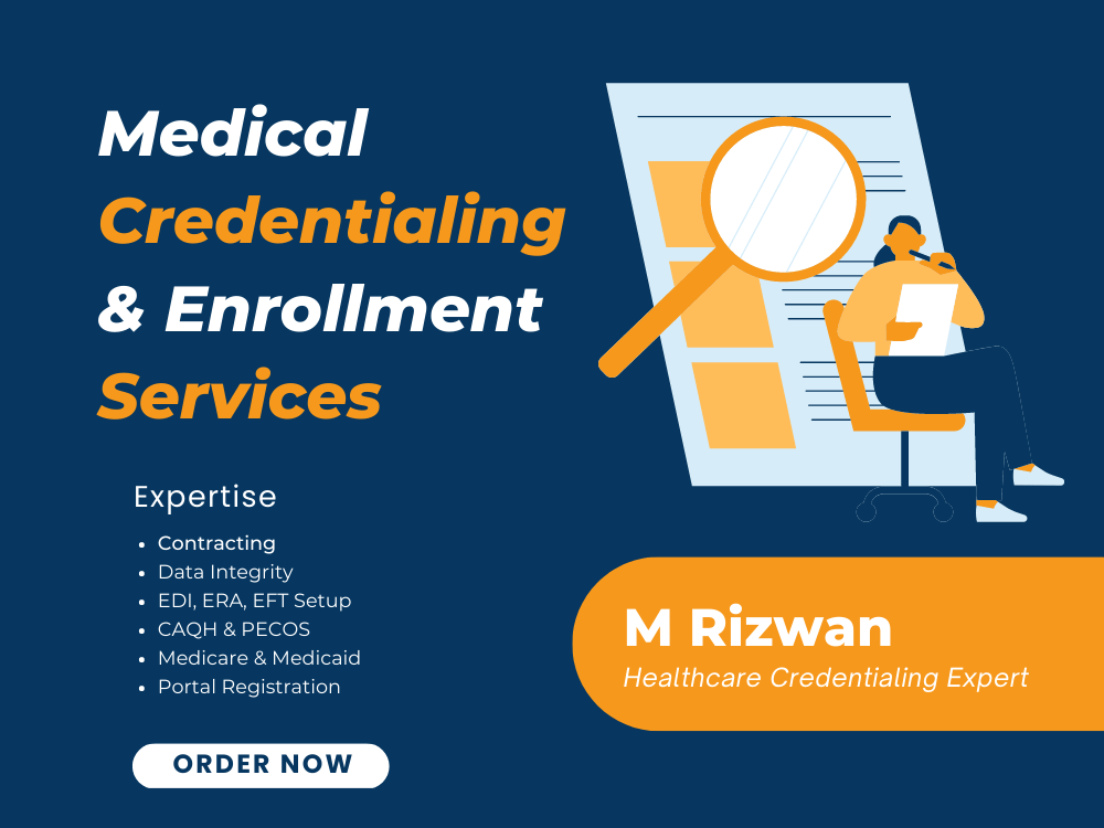 Medical credentialing and enrollment services | Upwork