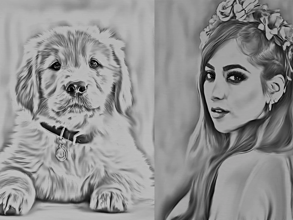 Realistic pencil sketch portrait from your image. | Upwork