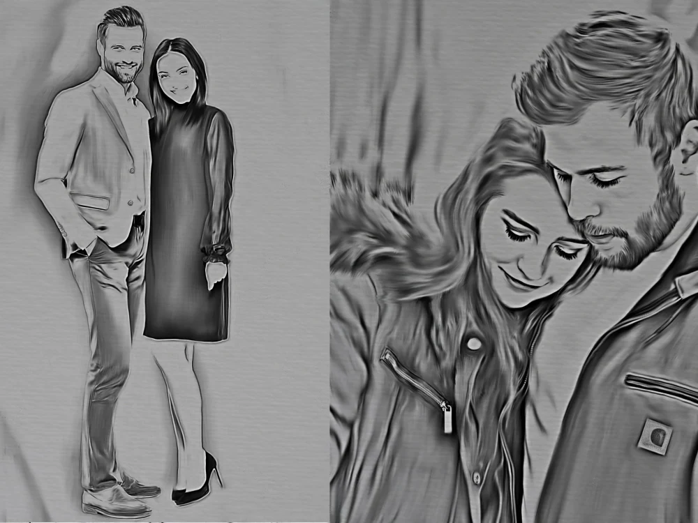 Realistic pencil sketch portrait from your image. | Upwork