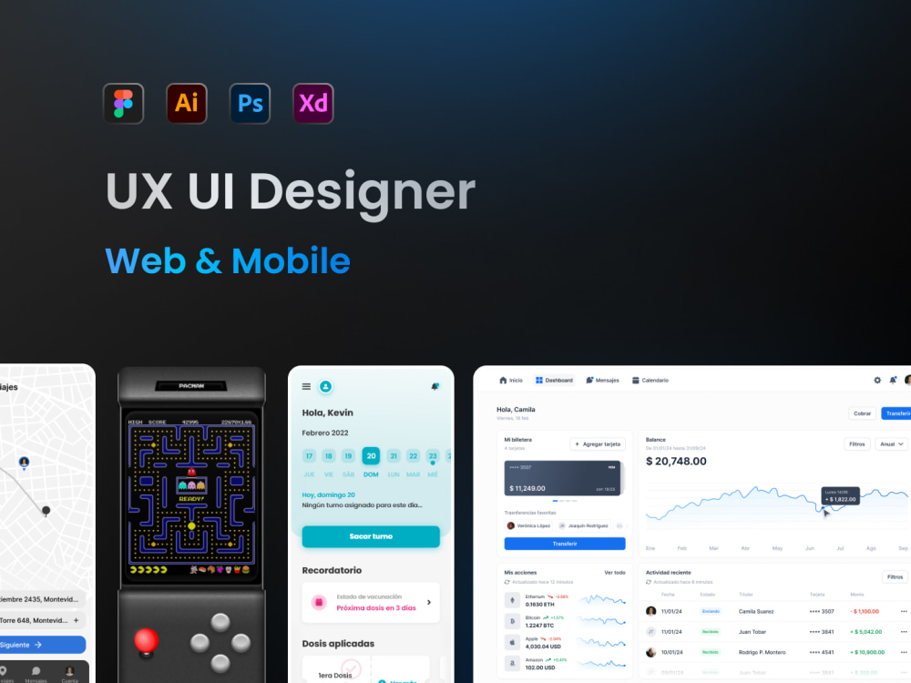A cool UX/UI Design for your Mobile App & Website | Upwork