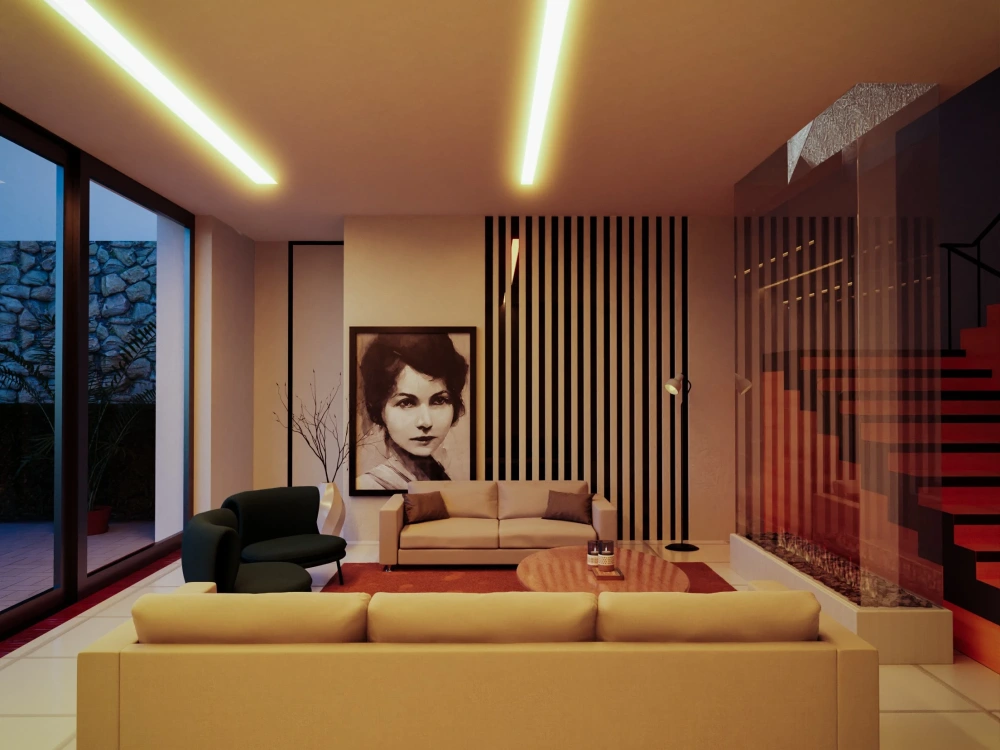 A photorealistic interior modern architectural render | Upwork