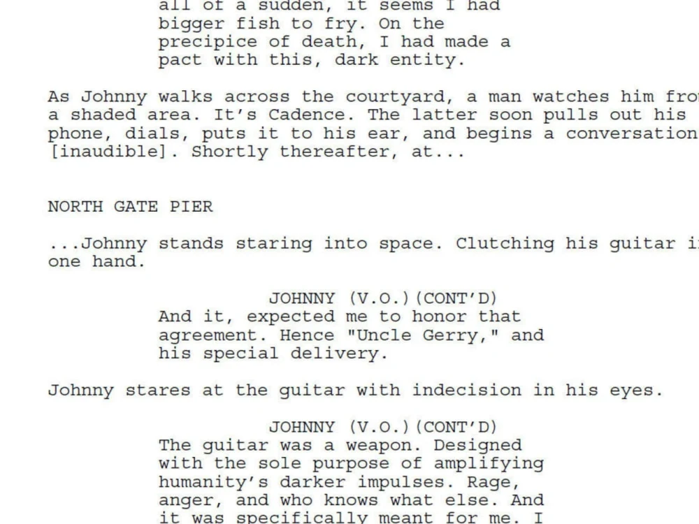 A pilot script for an episodic horror series | Upwork