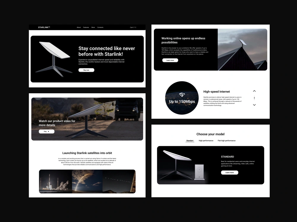 A responsive landing page design in figma | Upwork