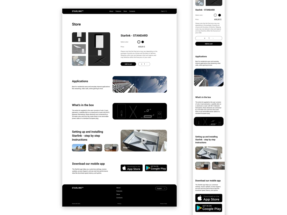 A responsive landing page design in figma | Upwork