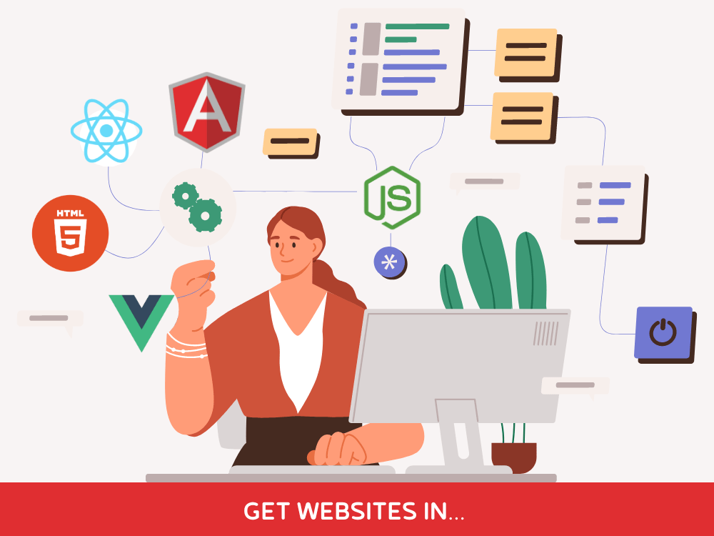 A Website In React Angularjs Vuejs And Nodejs Upwork