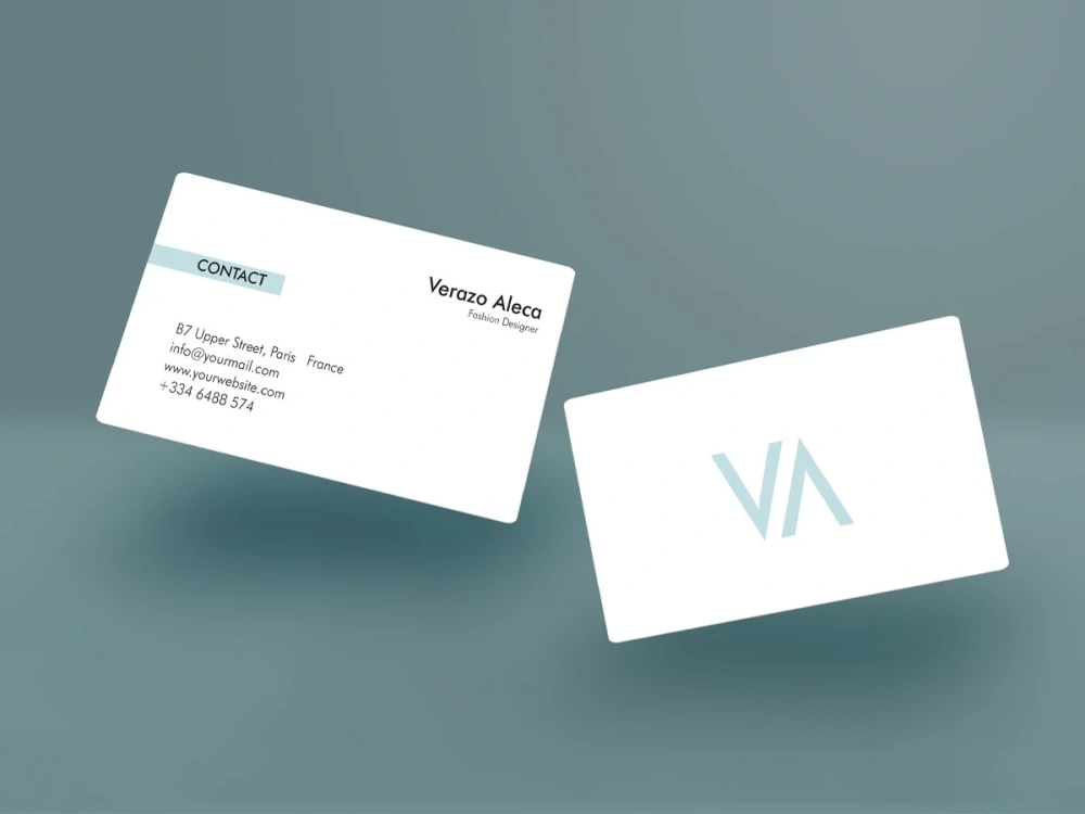 A professional simple and minimalist business card design | Upwork