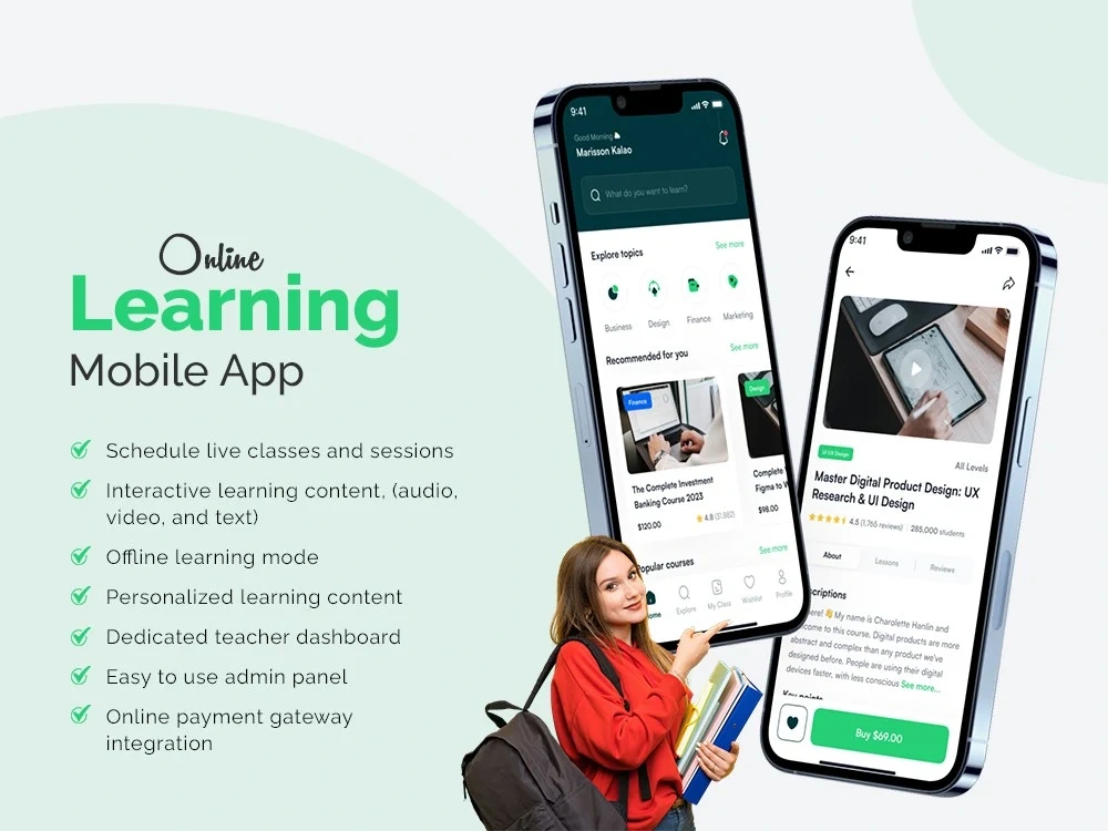 Online Learning Mobile App | Upwork