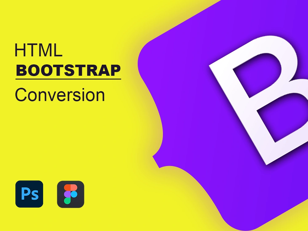 Psd/figma to bootstrap html css responsive website | Upwork