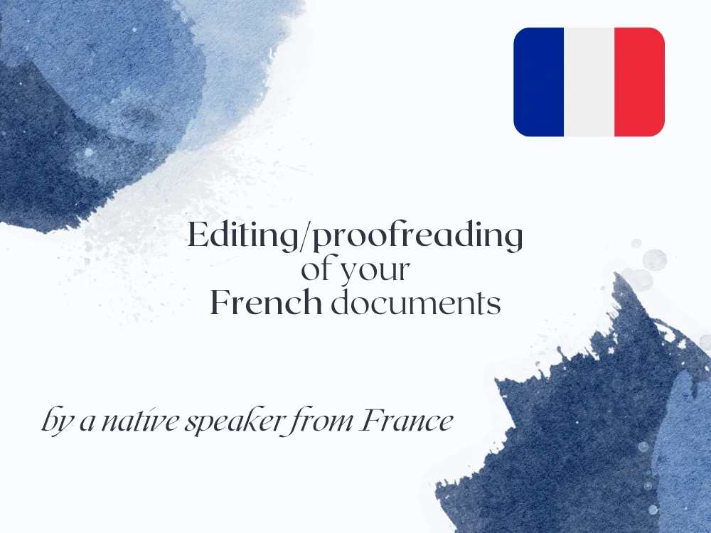A proofread and edited French text | Upwork