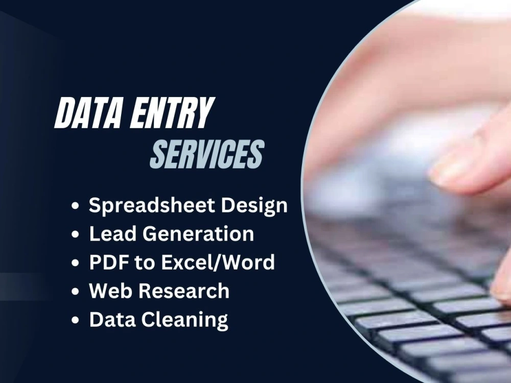 Profession data entry service with quality and quick turnover time | Upwork
