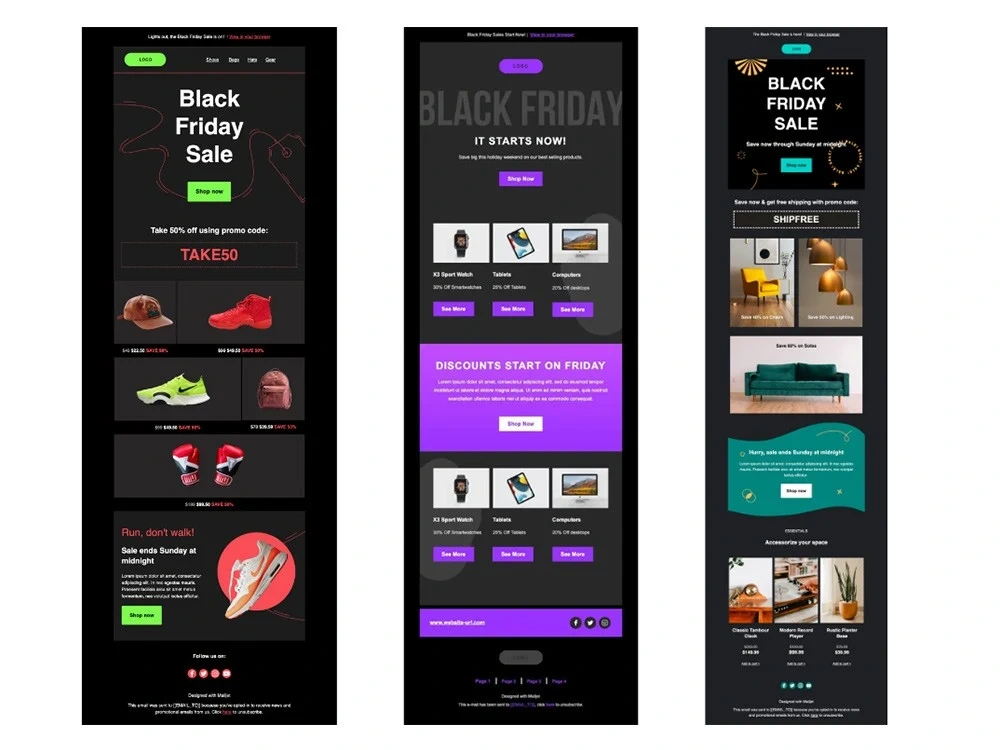 Responsive html email campaign for mailerlite and mautic | Upwork