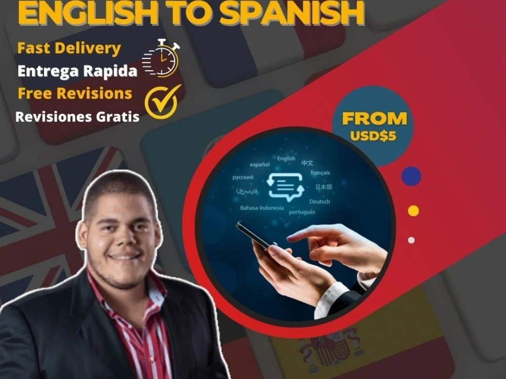 Your text from English to Spanish | Upwork