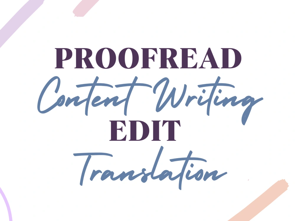A fantastic, proof read and edited documents or books | Upwork
