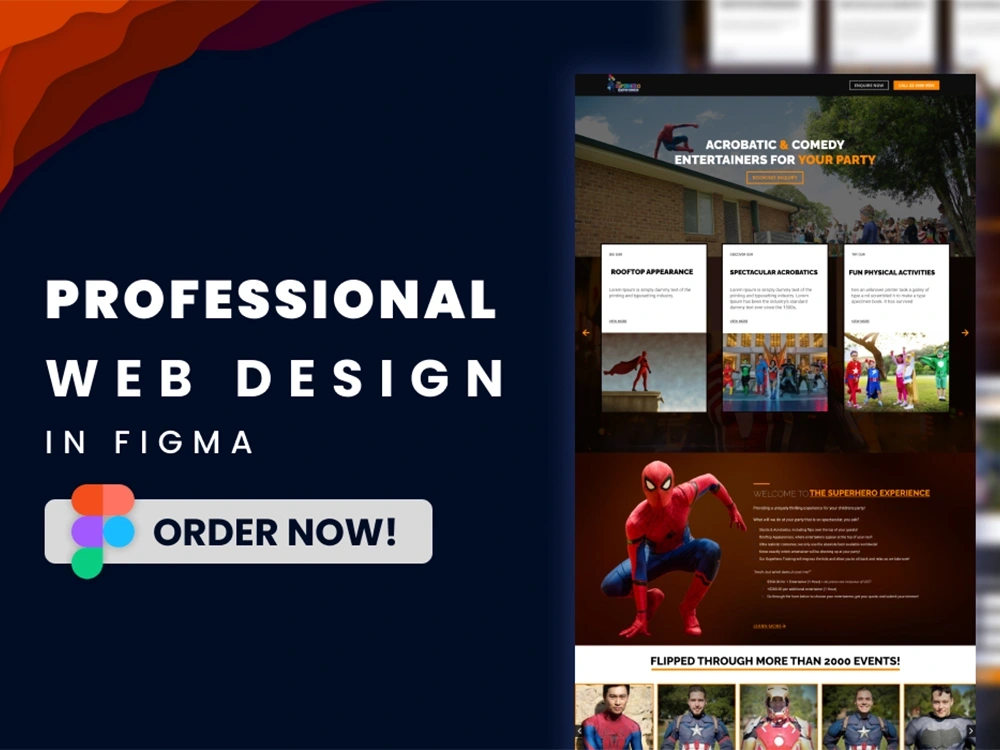 Professional Website Design in Figma UI/UX, and Responsive Design | Upwork