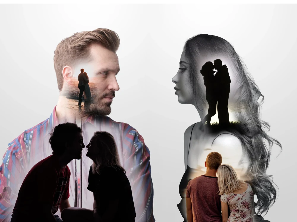 A couple double exposure effect and photoshop editing | Upwork