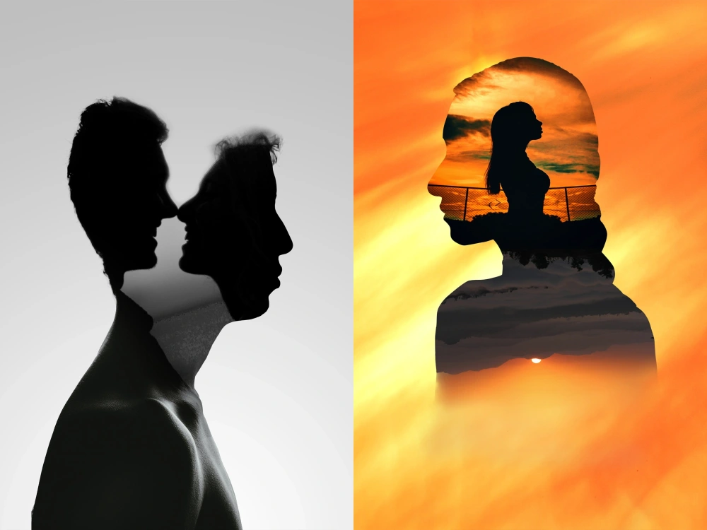 A couple double exposure effect and photoshop editing | Upwork