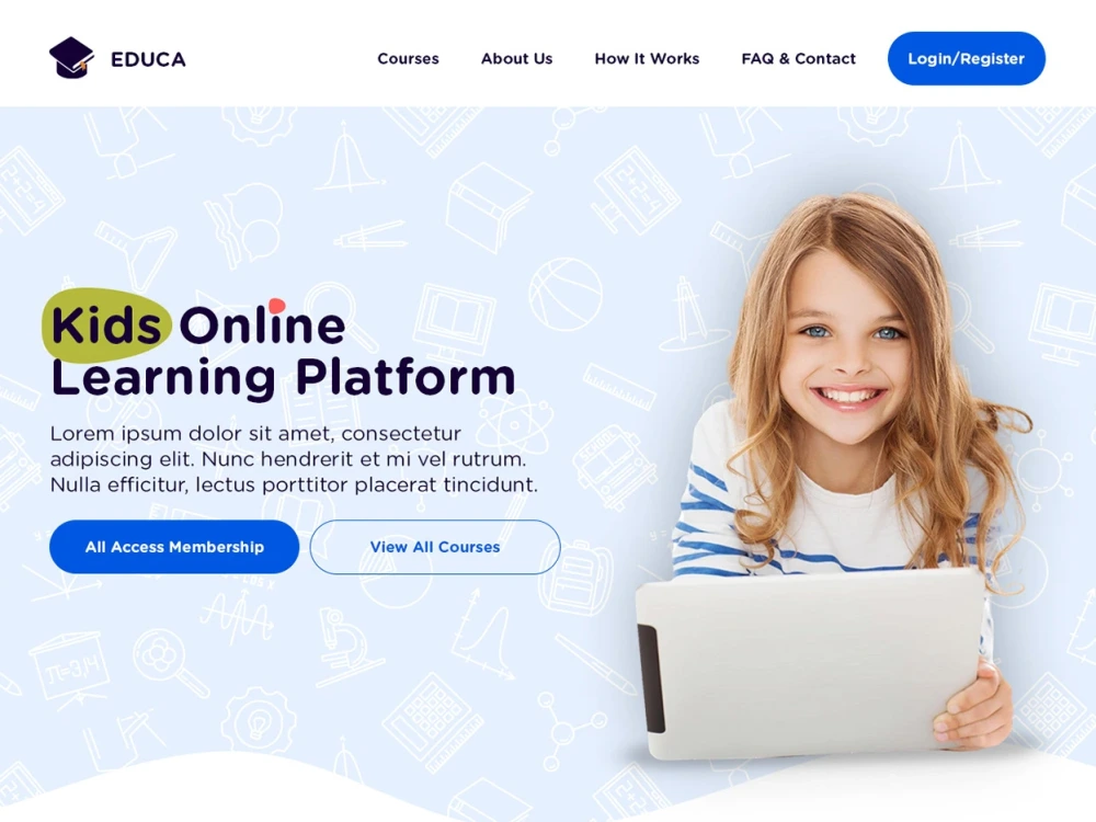 Kids learning educational app design | Upwork