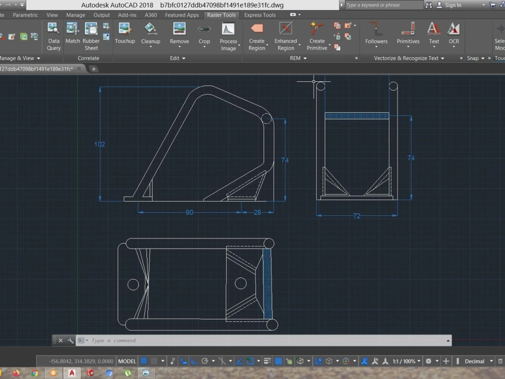 Editable 2D DWG Drawing in AutoCAD | Upwork