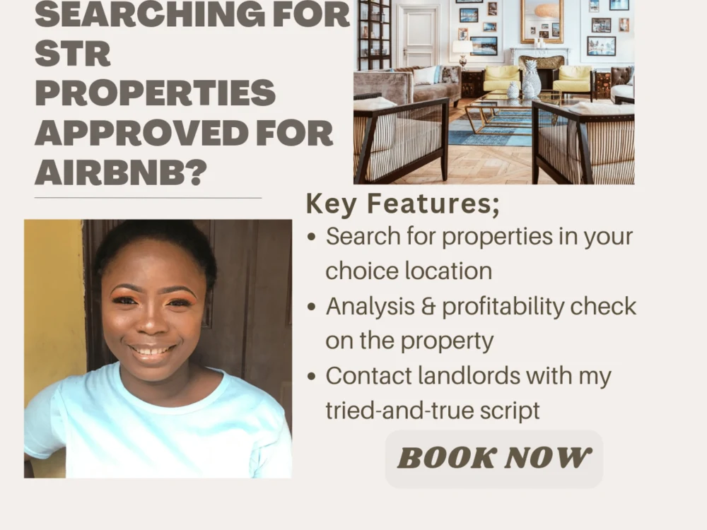 Profitable STR approved properties in USA | Upwork