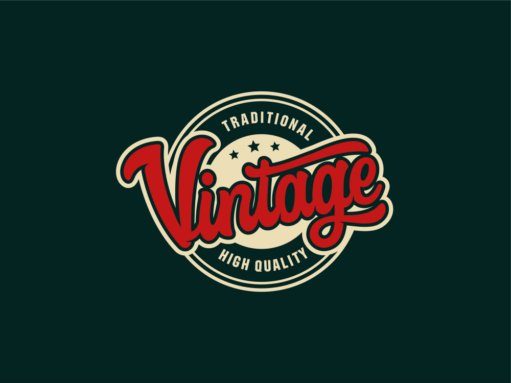 Vintage or retro logos with copyrights | Upwork