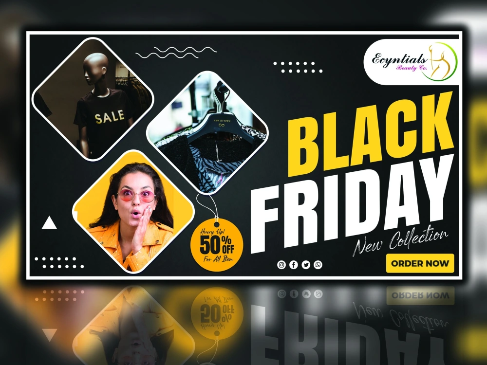 Unique and professional eye-catching web banner design | Upwork