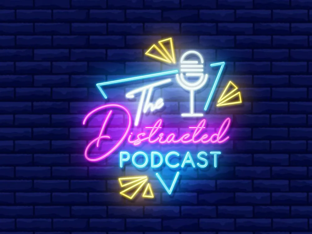 A stunning podcast neon logo | Upwork