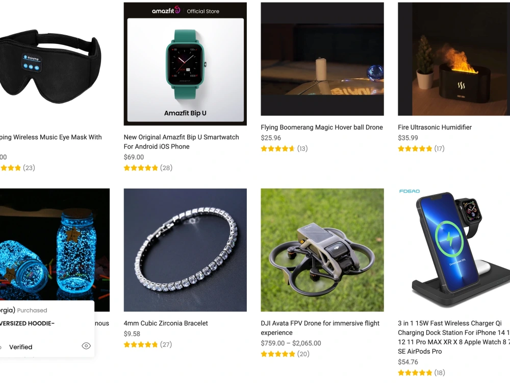 An amazing e-commerce multi-product store with social proof | Upwork