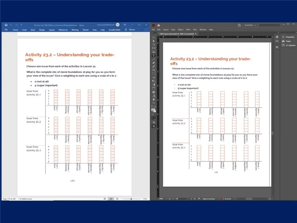 Editable Adobe InDesign file from PDF, Word, PowerPoint, Canva or Figma ...