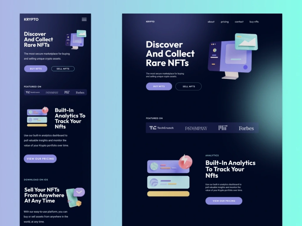CRO landing page UI in Figma with UX attention | Upwork