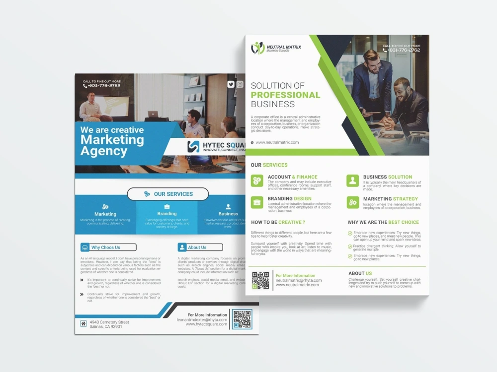 Awsome Brochure & Flyer Design | Trifold Brochure Design | Upwork