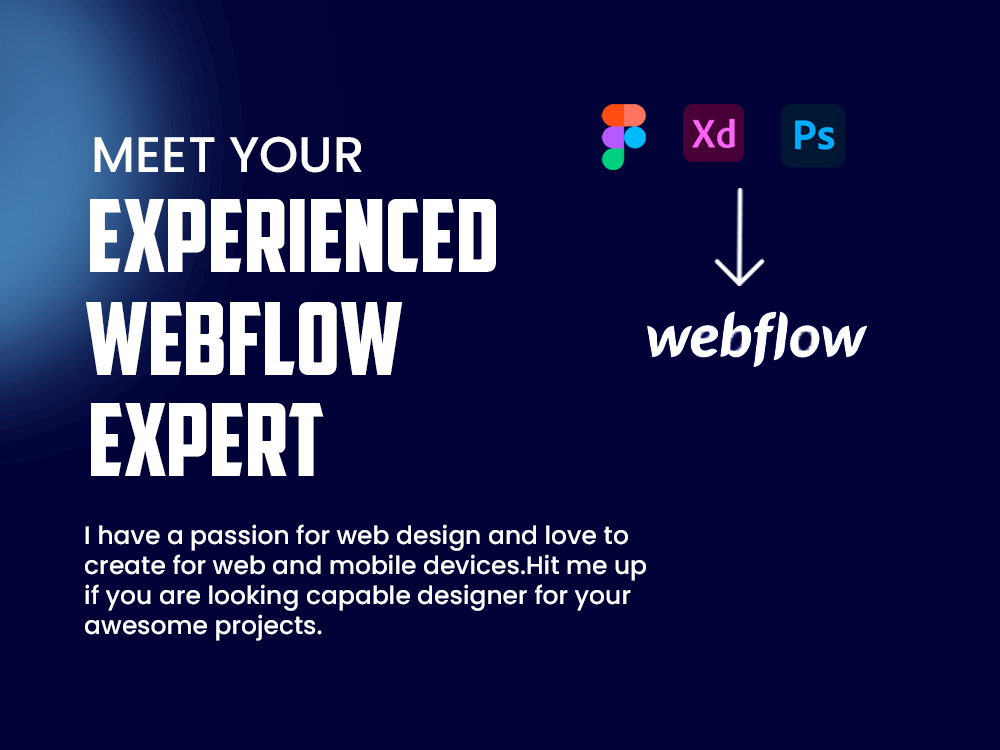 Webflow developer, Webflow website design, development, XD,Figma to ...