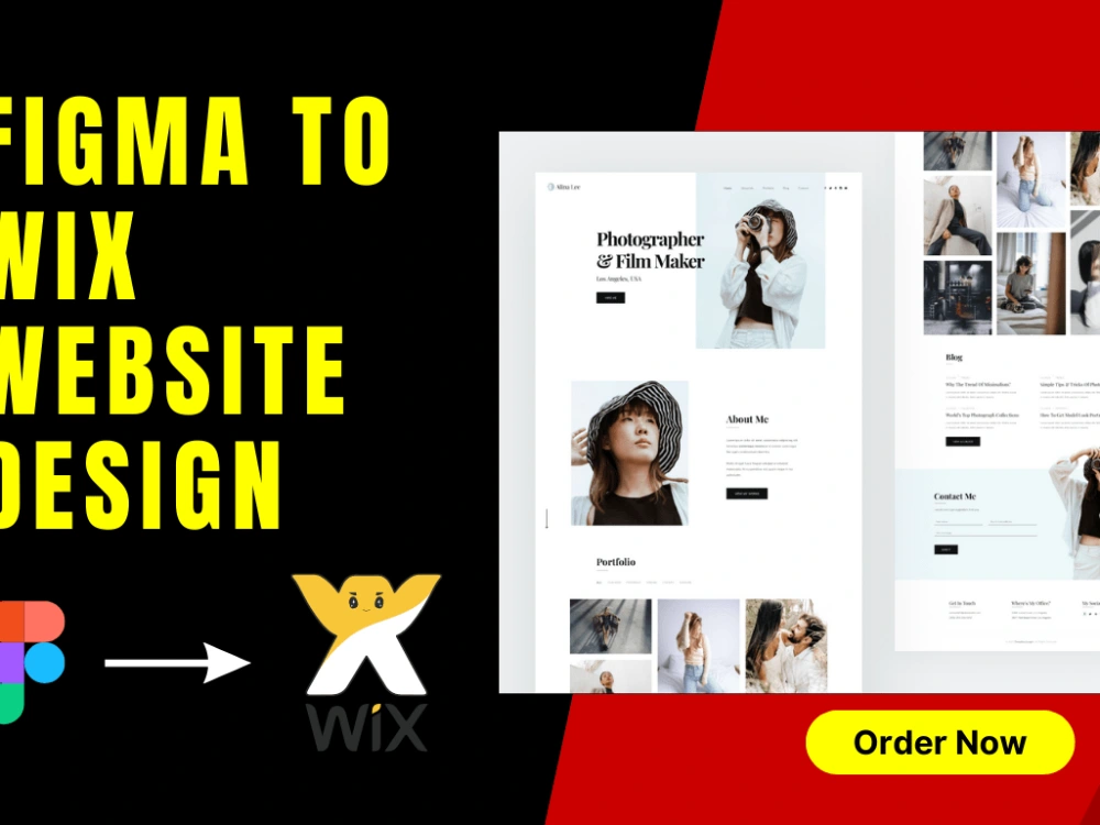 Clone, copy or duplicate figma to wix website design,wix redesign and wix | Upwork