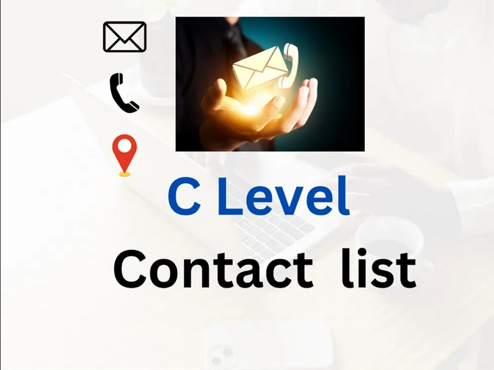 A list of c level contact in b2b market and data entry for you | Upwork