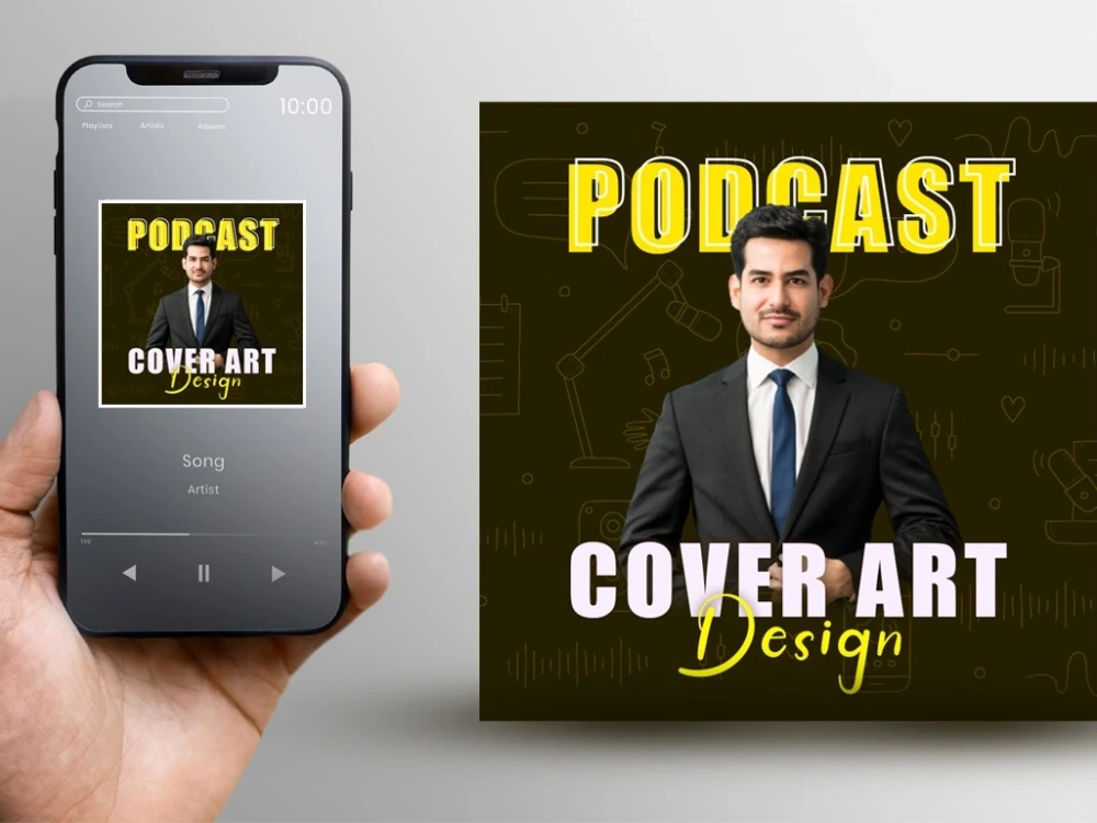 Professional & Attractive Podcast Cover Art Design | Upwork