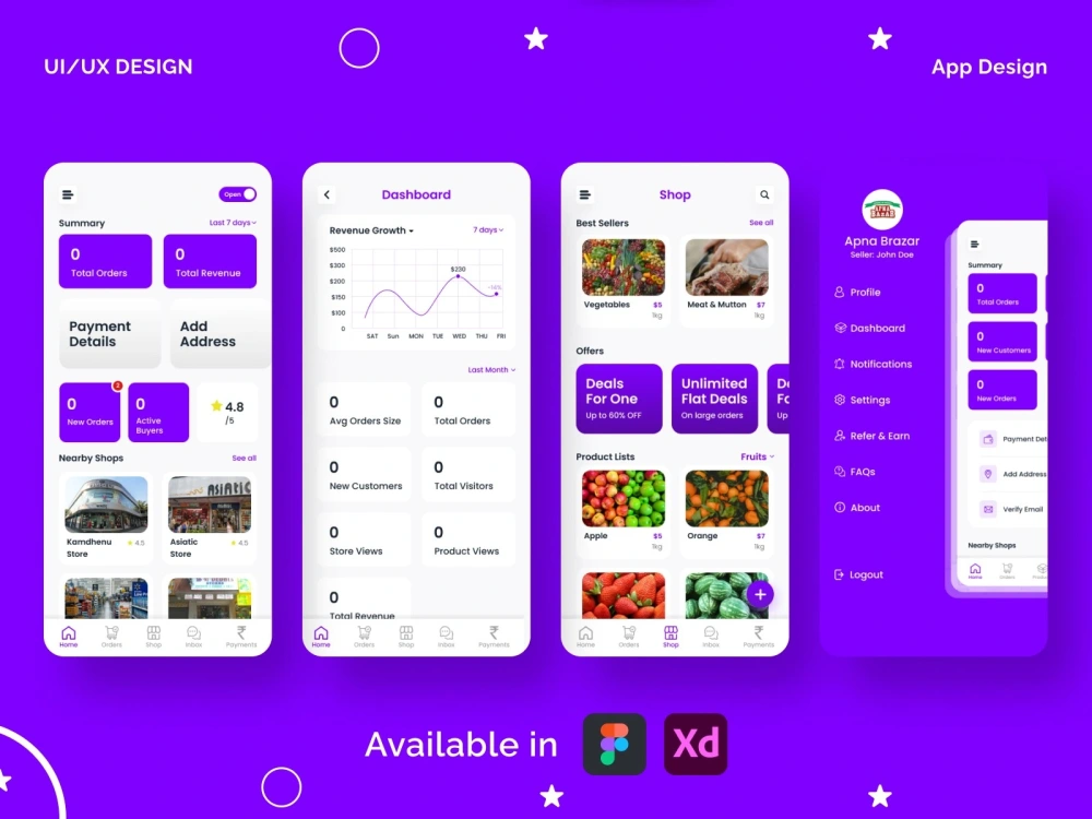 Professional UIUX design for your mobile app | Upwork