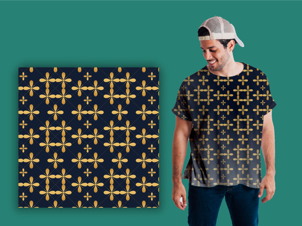 A professional seamless pattern, textile, floral, and fabric pattern ...
