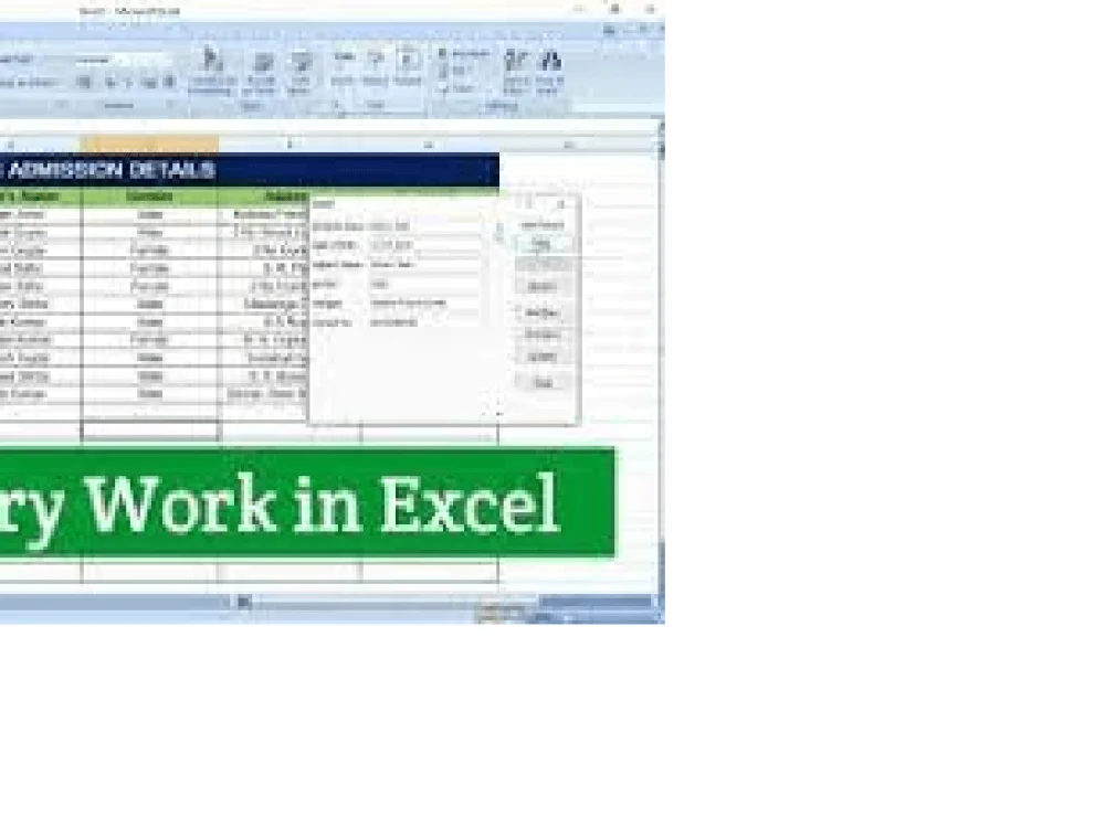 Operator for DATA ENTRY in EXCEL with full perfection | Upwork