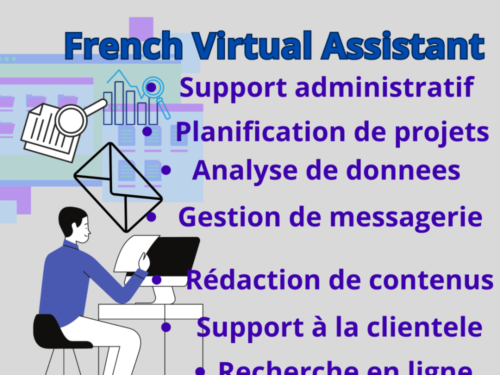 French or bilingual administrative support | Upwork