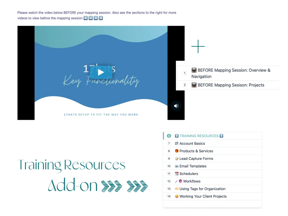 A 17hats Setup/Revamp Strategy & Process Mapping Zoom Session + Action ...