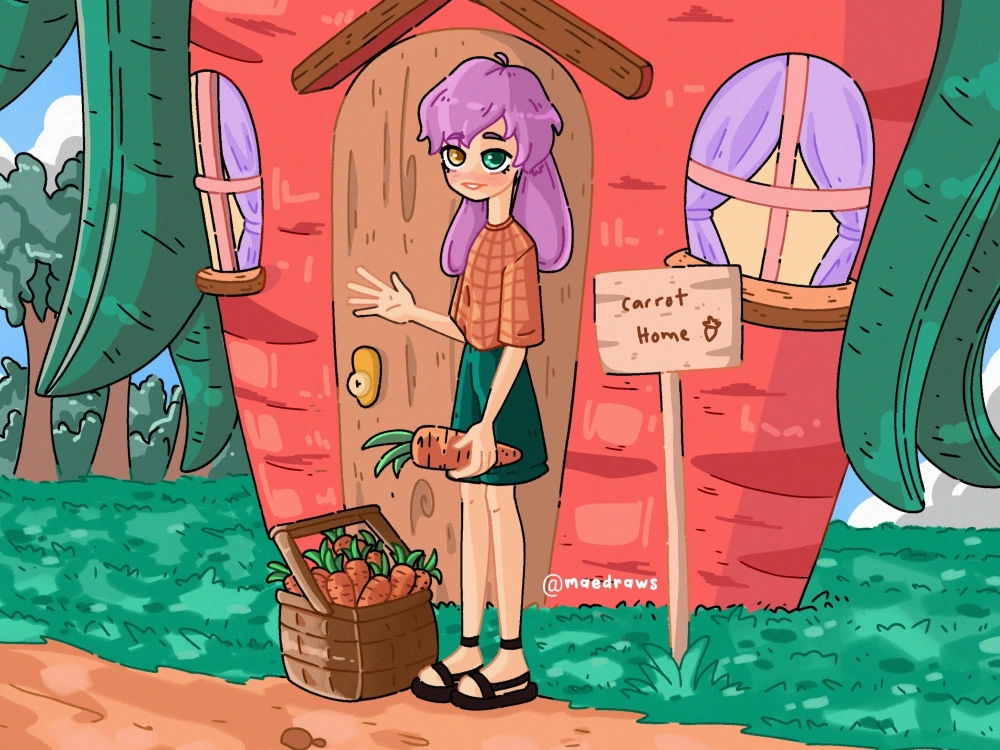 A cartoon art style for your book cover. | Upwork