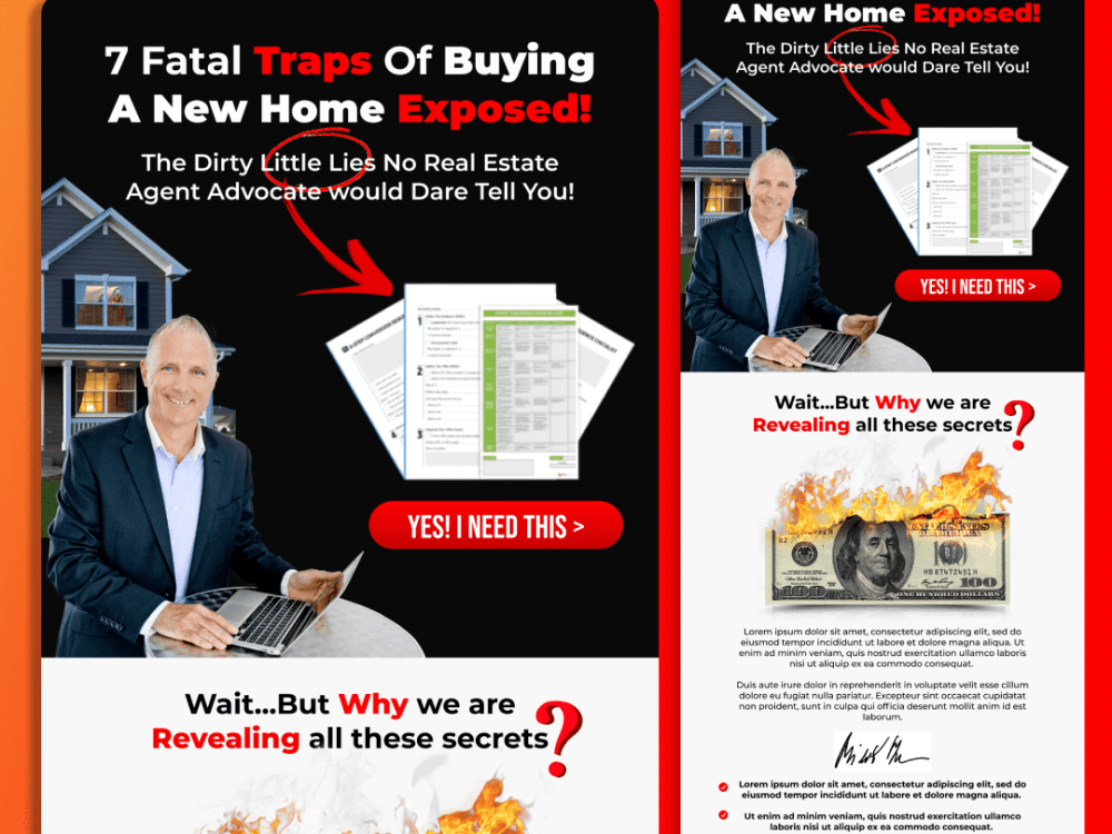 A high-converting opt-in landing page/ lead capture page design | Upwork