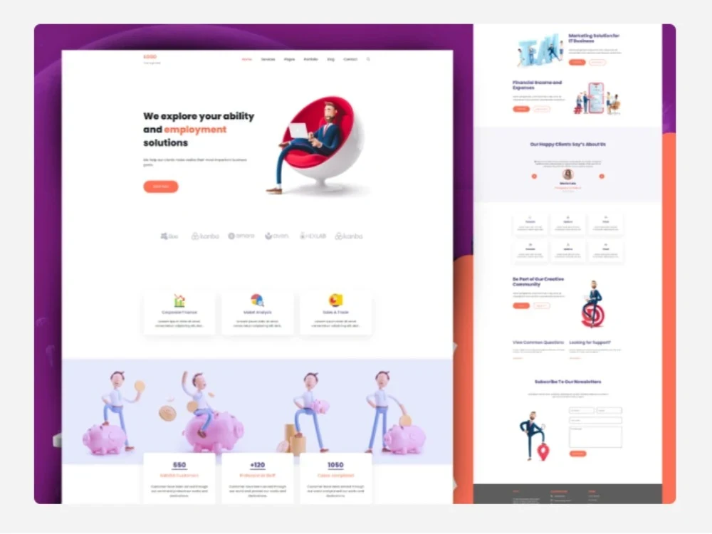 To convert PSD to WordPress, Figma to WordPress, HTML CSS to WordPress | Upwork