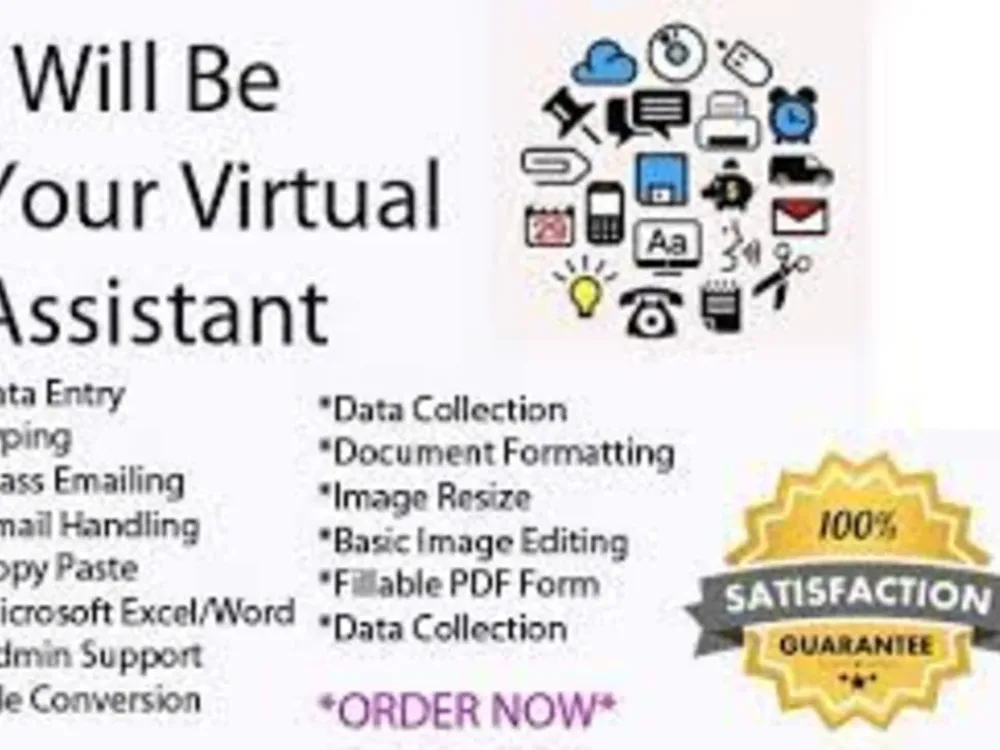 Dedicated virtual assistant for data entry, web research, admin support | Upwork