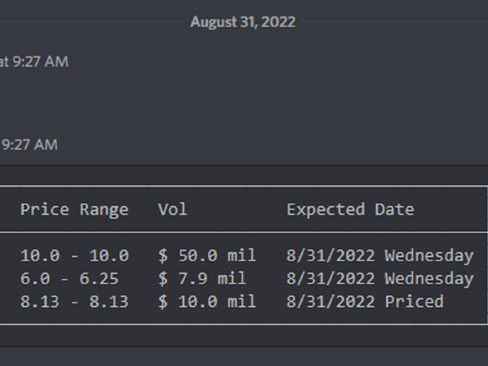 Real-time stock market data on Discord with my custom bot | Upwork